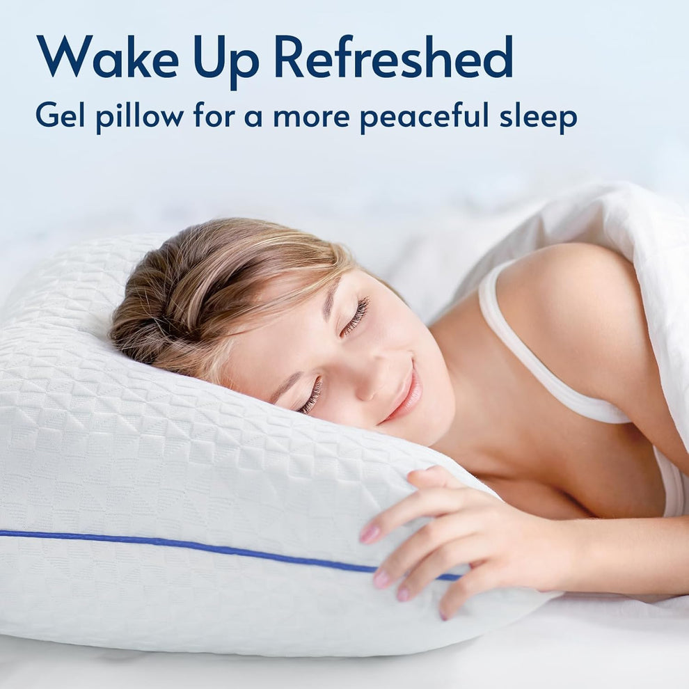 Viewstar Adjustable Gel Memory Foam Pillows (2-Pack)